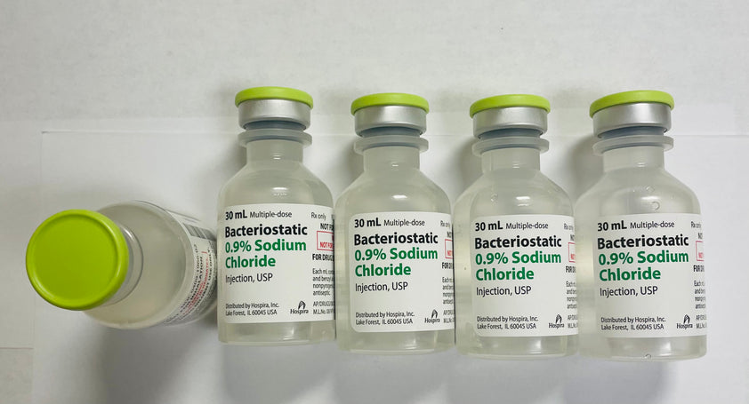 Bacteriostatic Saline for Injection | 0.9% Sodium Chloride