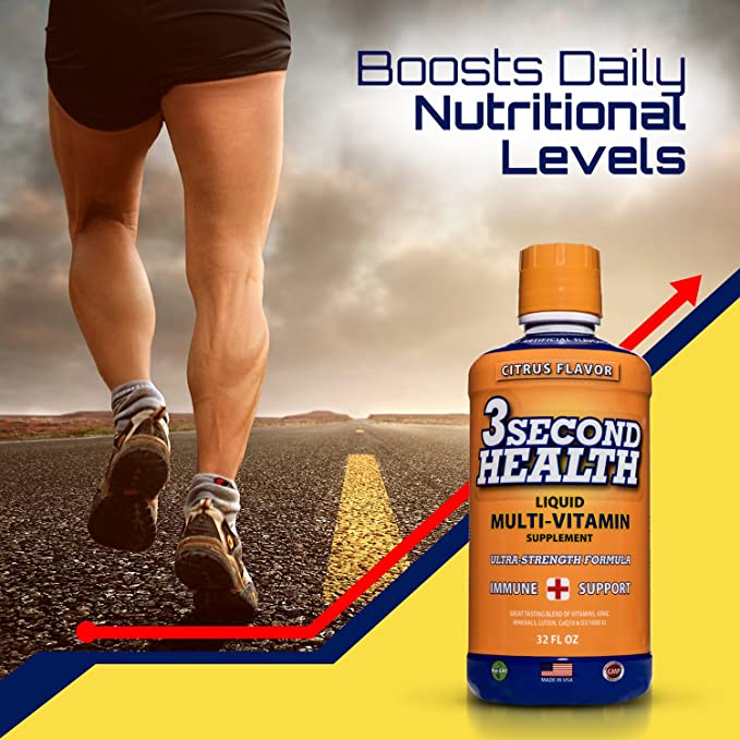 3 Second Health - Liquid Multi-Vitamin Supplement
