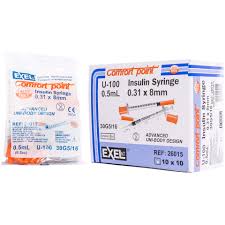 Exel TB & Insulin 1cc and 1/2cc Syringes with Needles